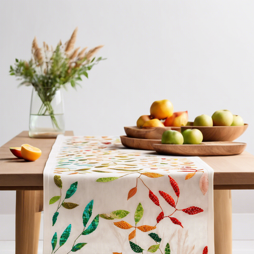 Nature-Inspired Table Runner | Sabrina Frey Art