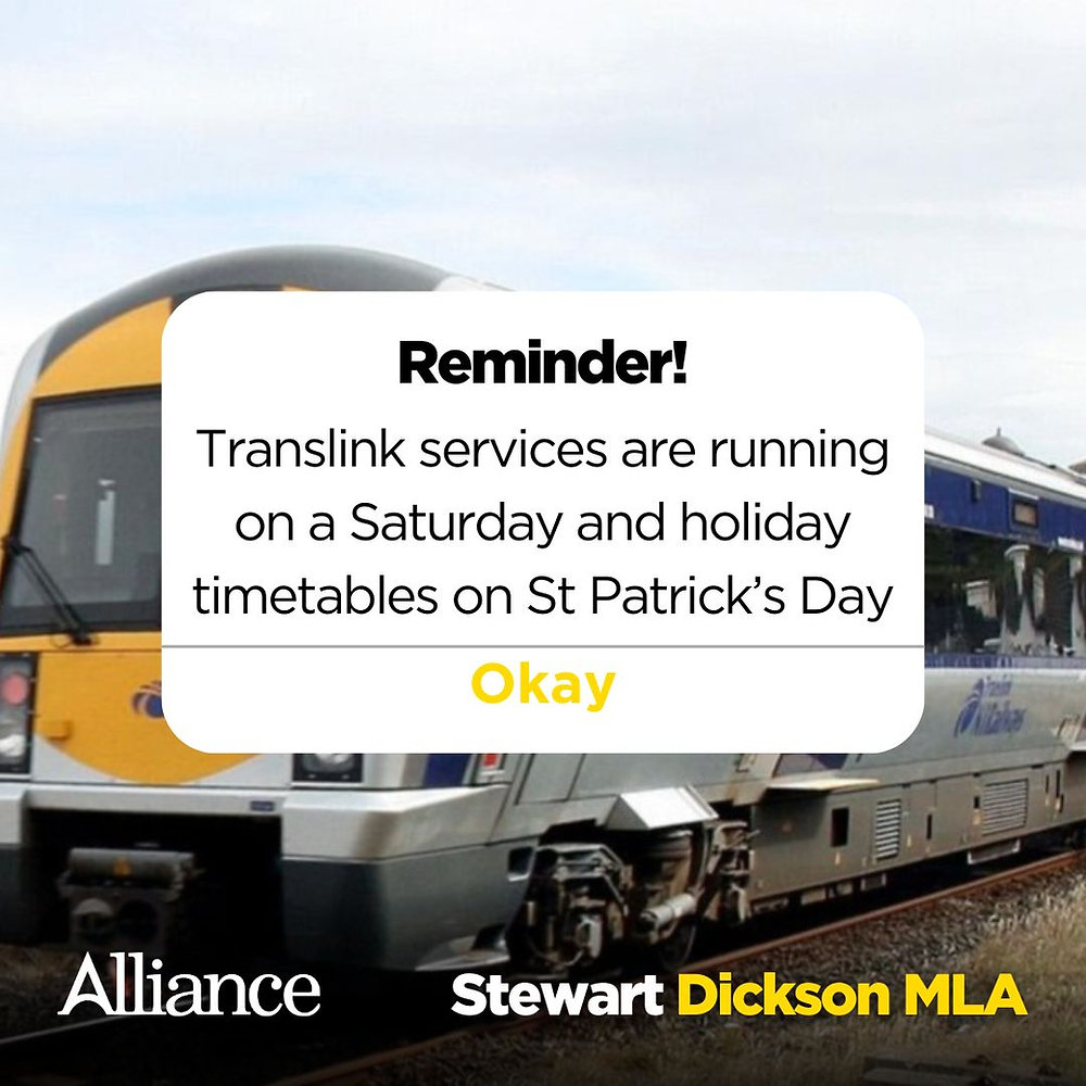 Translink St Patrick's Day services