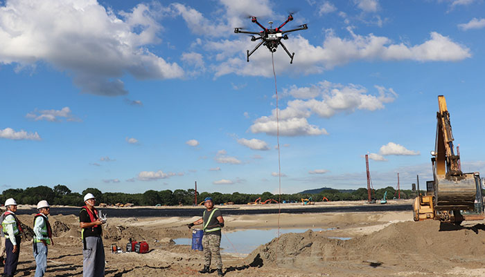 Tethered UAV – Flying in “No-Fly” Zones