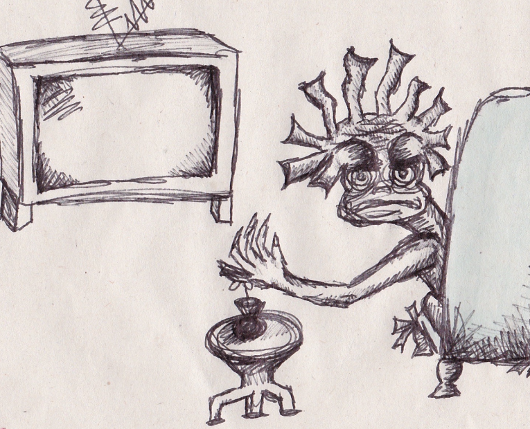 LBM (Little Bacteria Man) in 'The Discovery Of Bacteria'