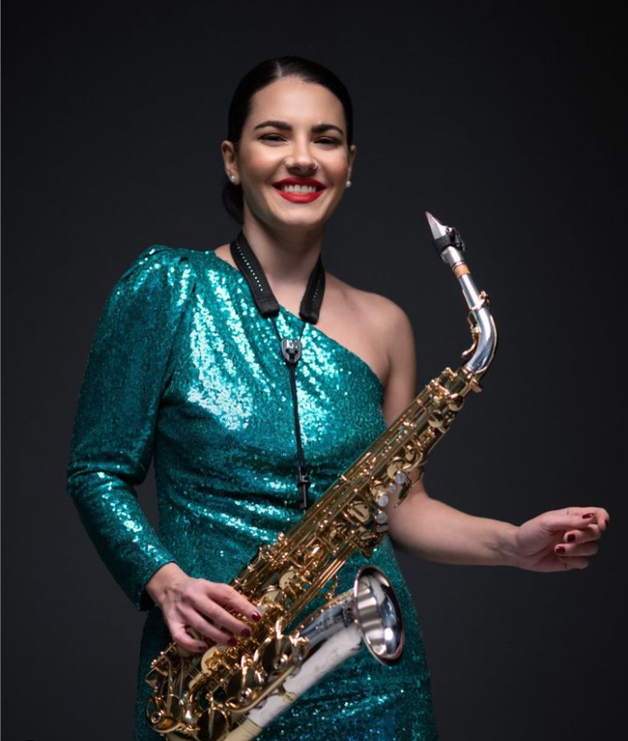 Female Saxophone Player