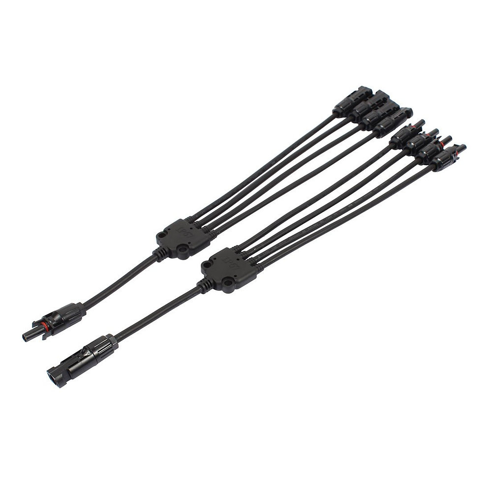 MC4 Y-branch connectors, flexible (choose size) | Sun Powered Yachts
