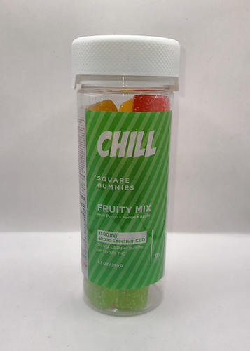 Chill Square Gummies - Fruity Mix | Growing In Health 3