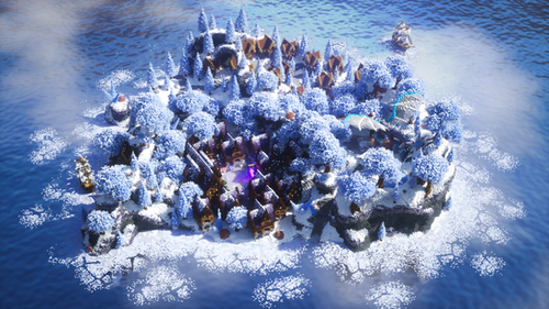 Winter Large Medieval Hub - BreadBuilds
