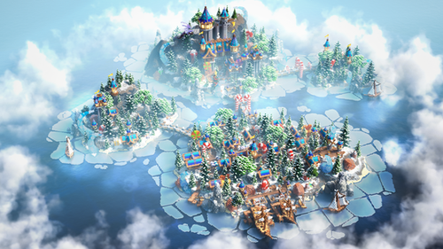 Winter Magical Village - BreadBuilds