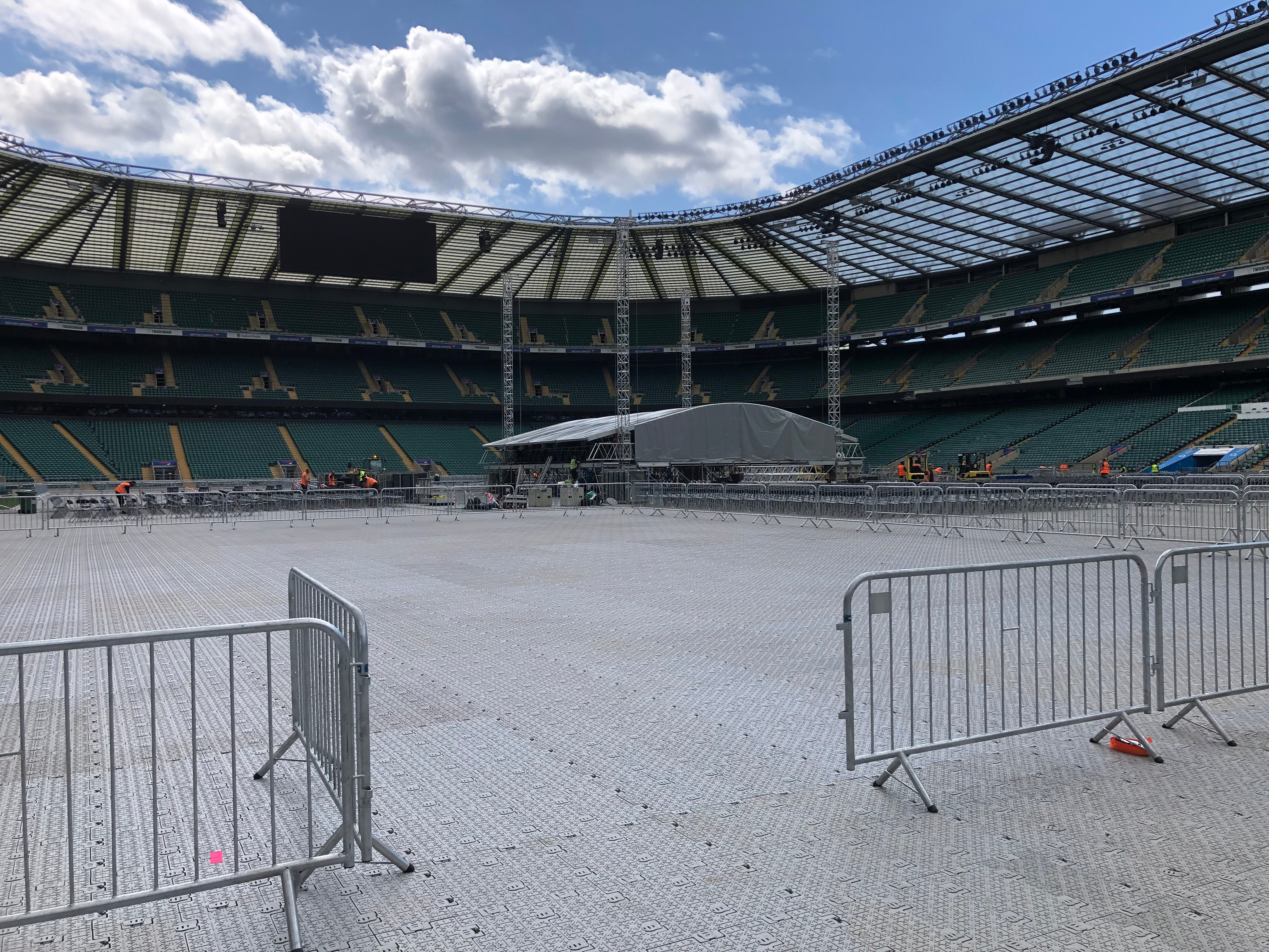Stadium Flooring and Sports Surface Protection | Cap Trac