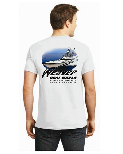 Men's Crew Neck T-Shirt- White | Weaver Store