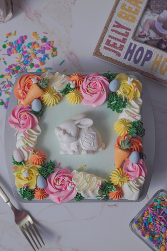 Bunny Sheet Cake | Abbie Cakes Website