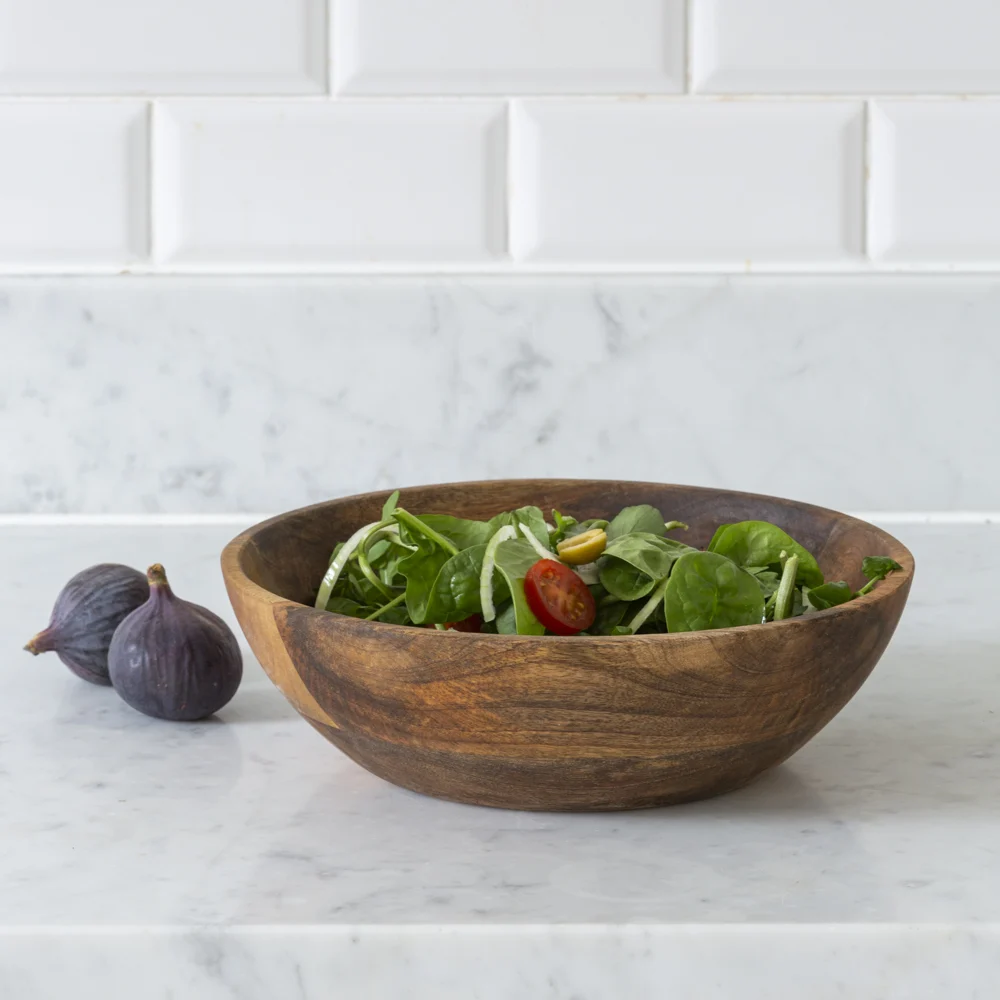 Mango Wooden Salad Bowl | Collated