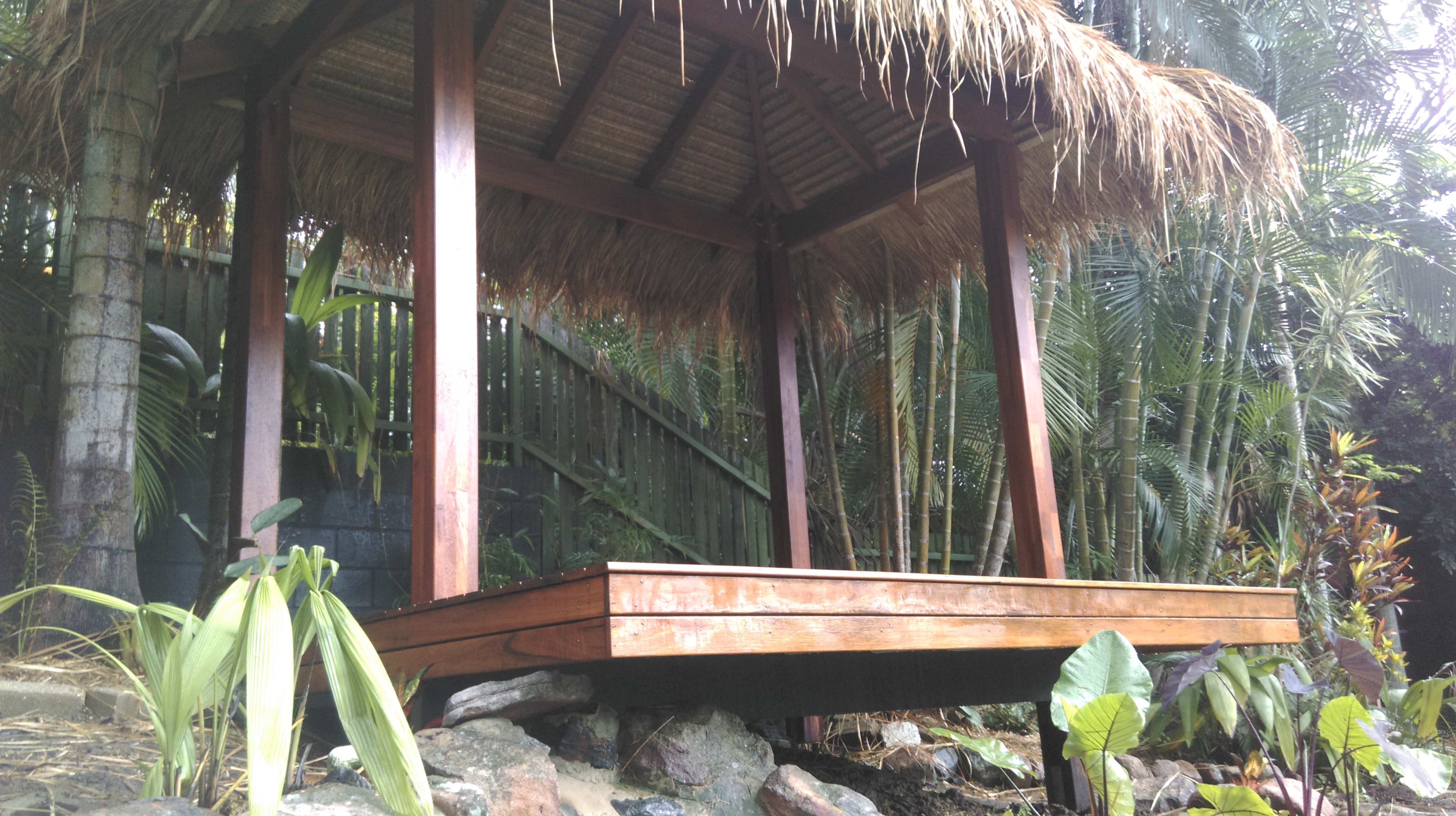 Brisbane Thatch - Bali Hut inside view