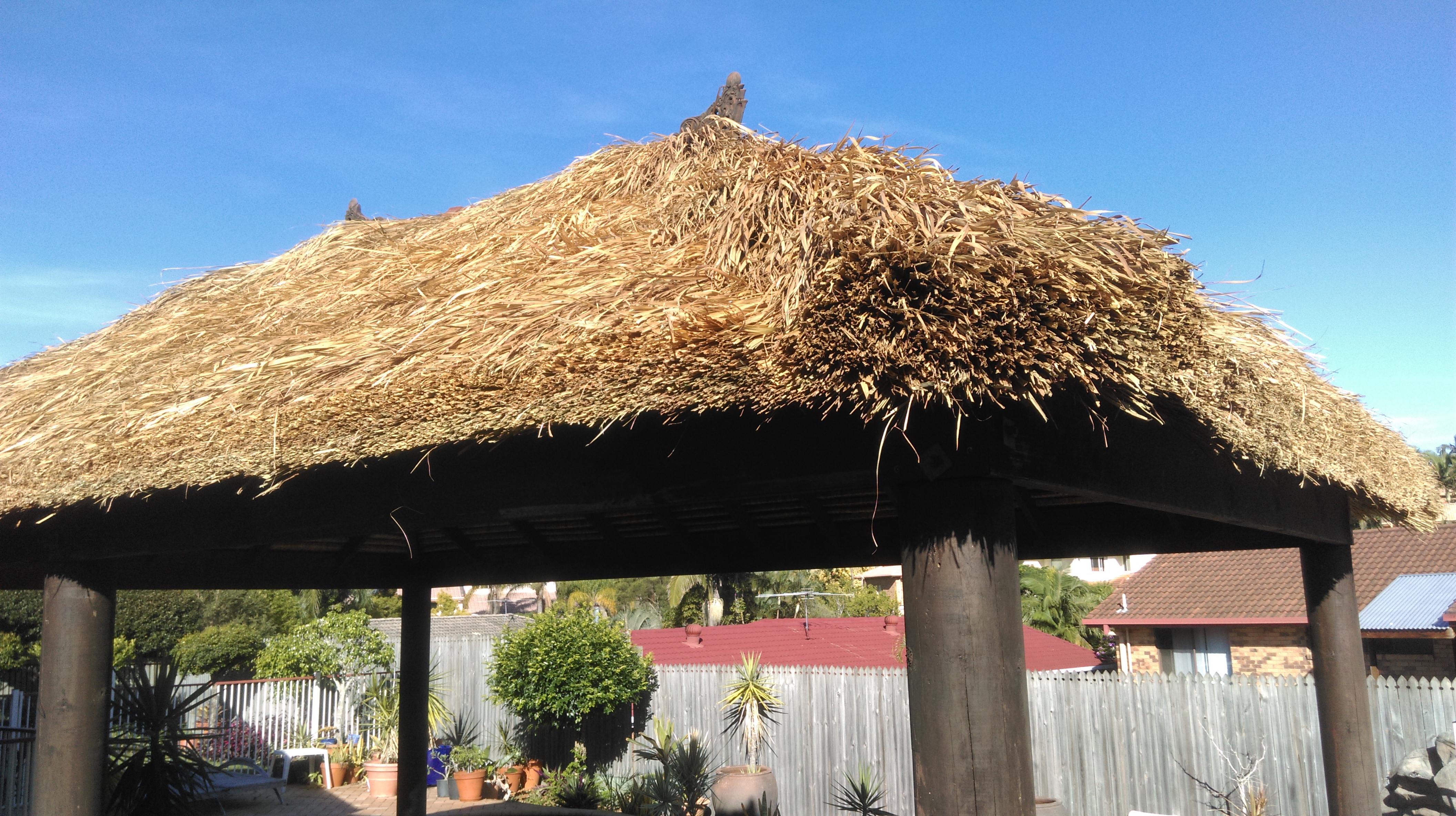 Brisbane Thatch Trimmed Bali Huts