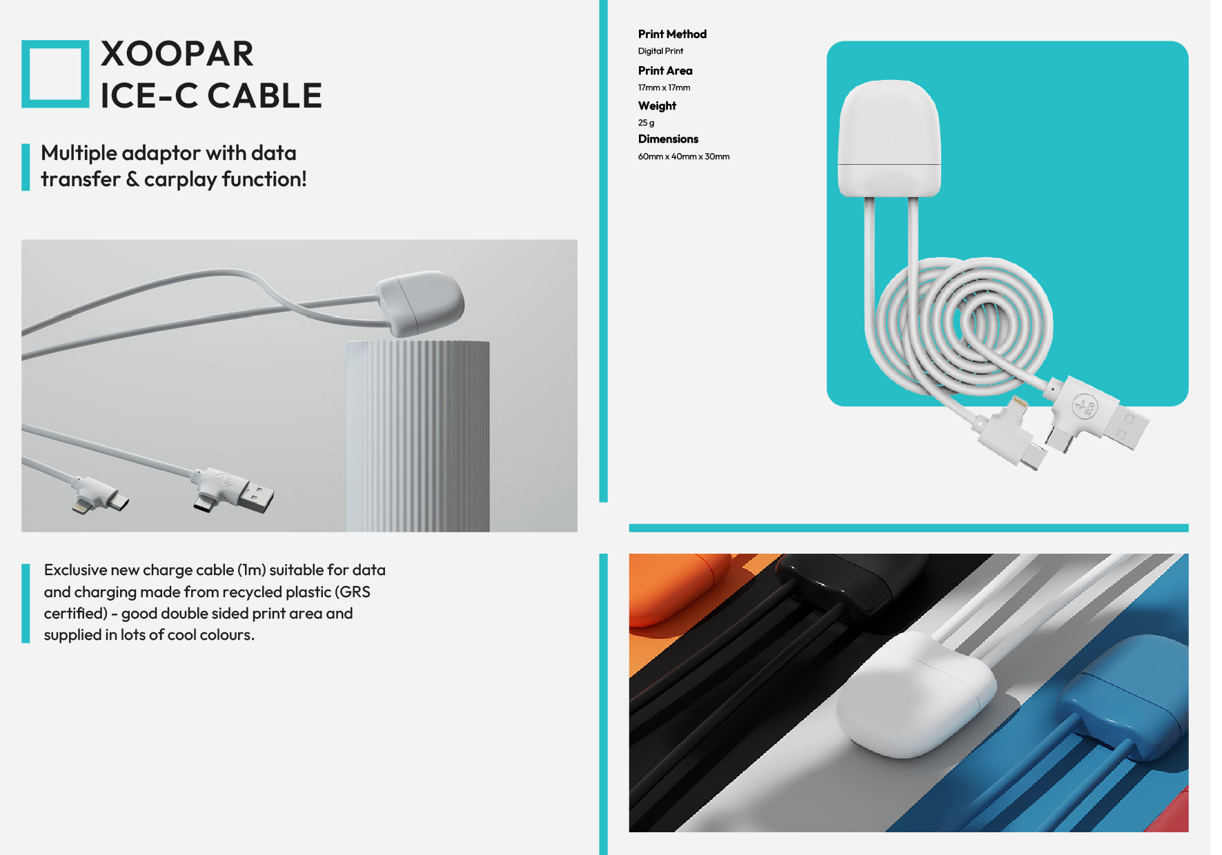 4008 | XOOPAR ICE-C CHARGING CABLE | DTI