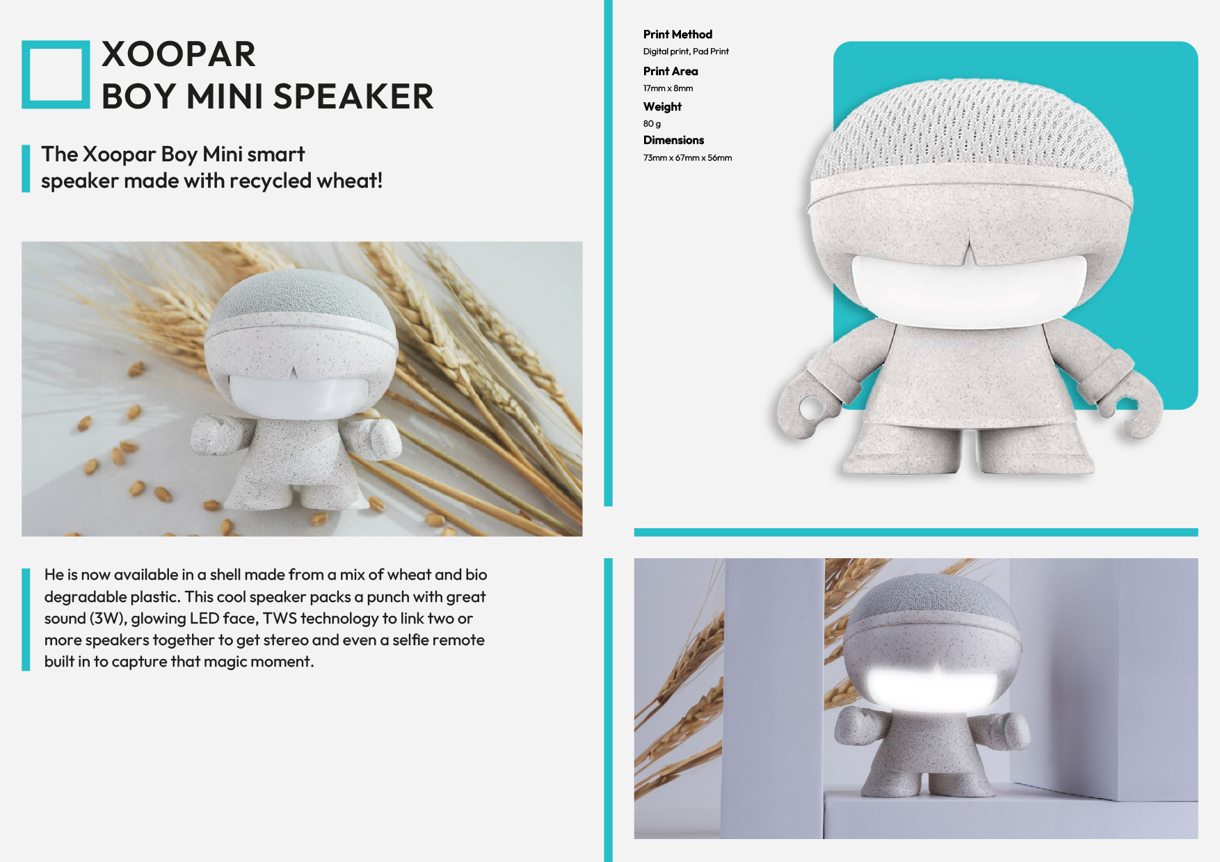 2271 | XOOPAR BOY XOOPAR BOY SPEAKER MINI | DTI
