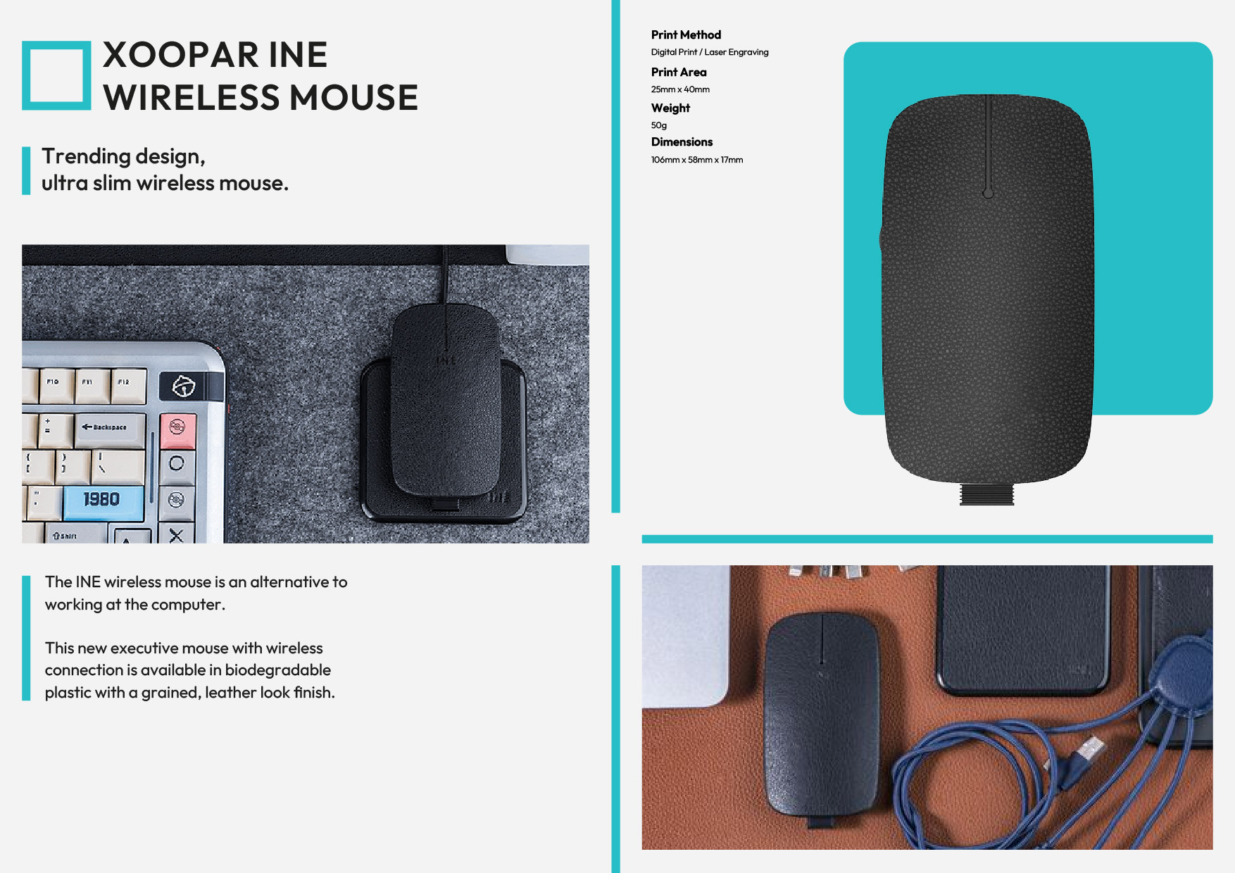 4002 | XOOPAR INE WIRELESS MOUSE | DTI