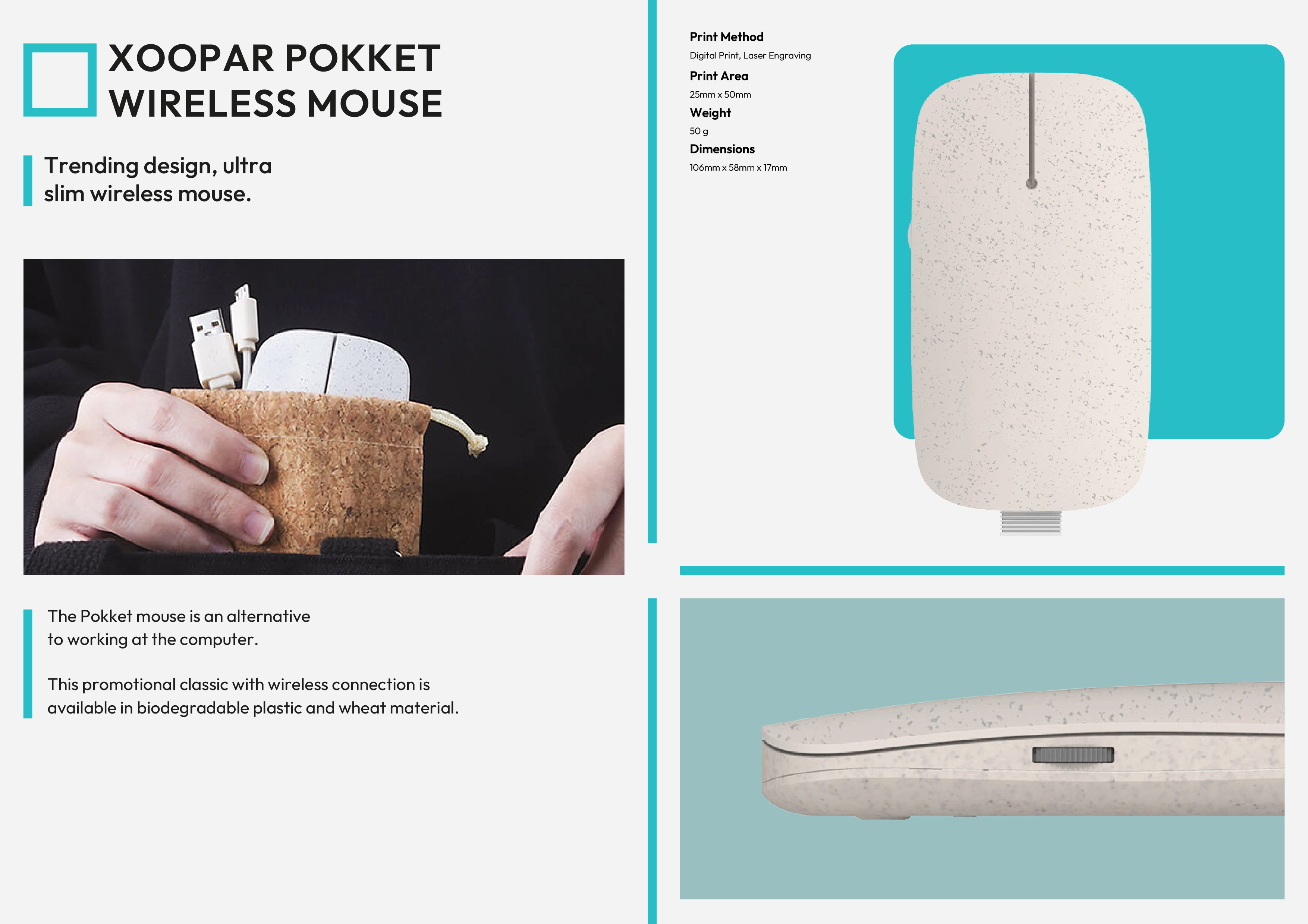 2305 | XOOPAR POKKET WIRELESS MOUSE | DTI