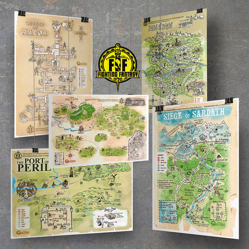 Fighting Fantasy Map Collection #1 | qatlasmap.com