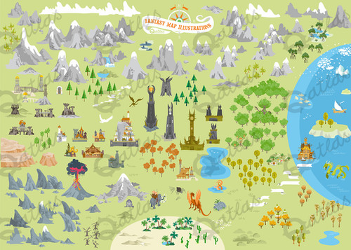 Fairy Tale Fantasy Illustrations | qatlasmap.com