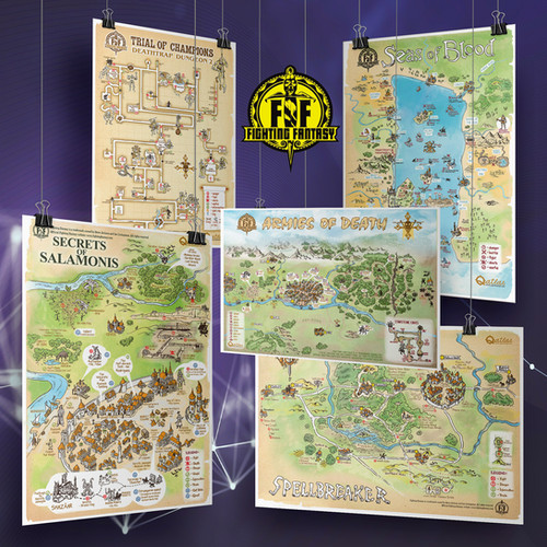 Fighting Fantasy Map Collection #3 | qatlasmap.com