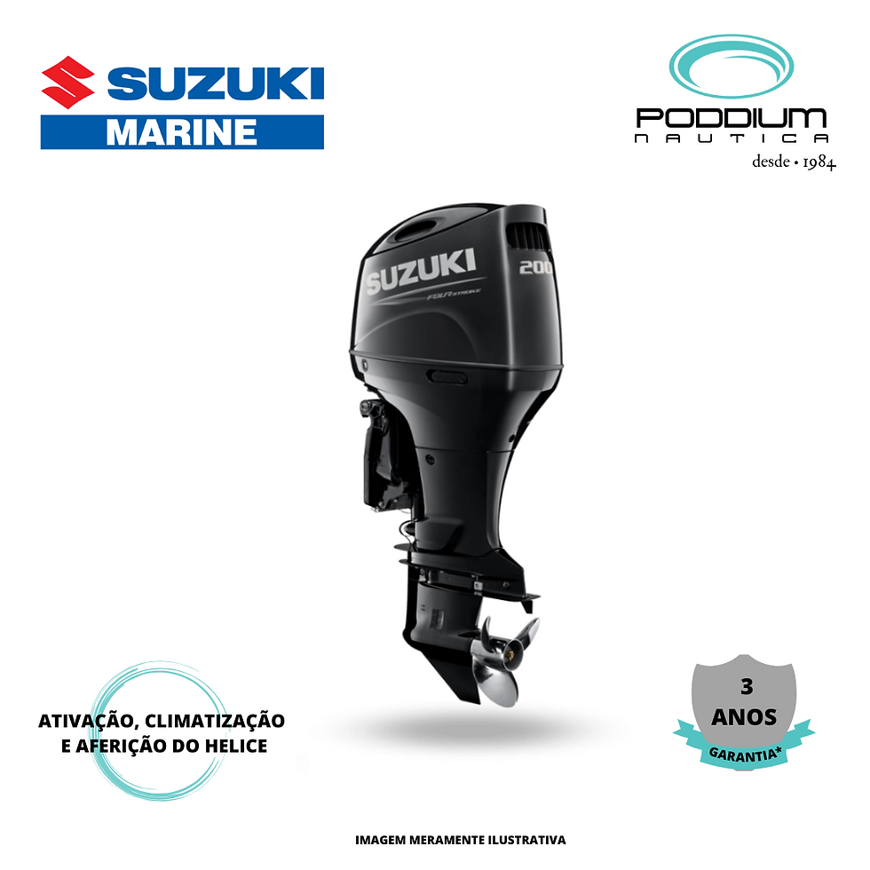 SUZUKI DF 200 ATX (4 CIL.), 4 TEMPOS | Poddium Náutica