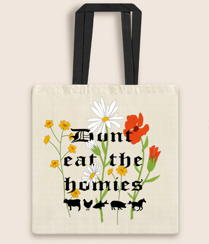 Lifestyle: Homies Tote Bag | Unity Farm Sanctuary