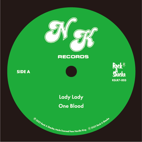 7" One Blood / Lady Lady | Rocka Shacka