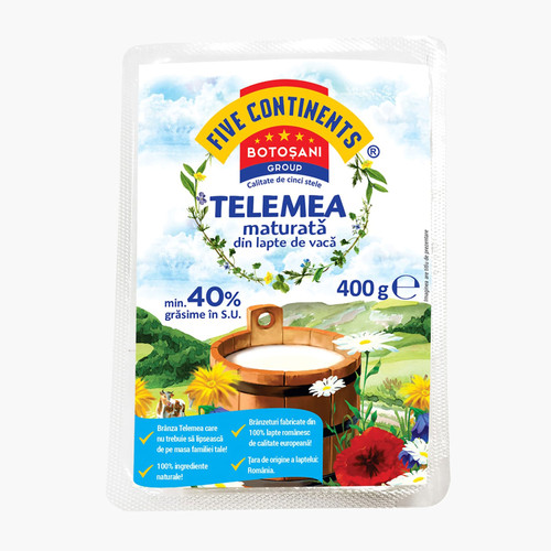 Telemea de Vaca – Five Continents, 400g | RoMarket
