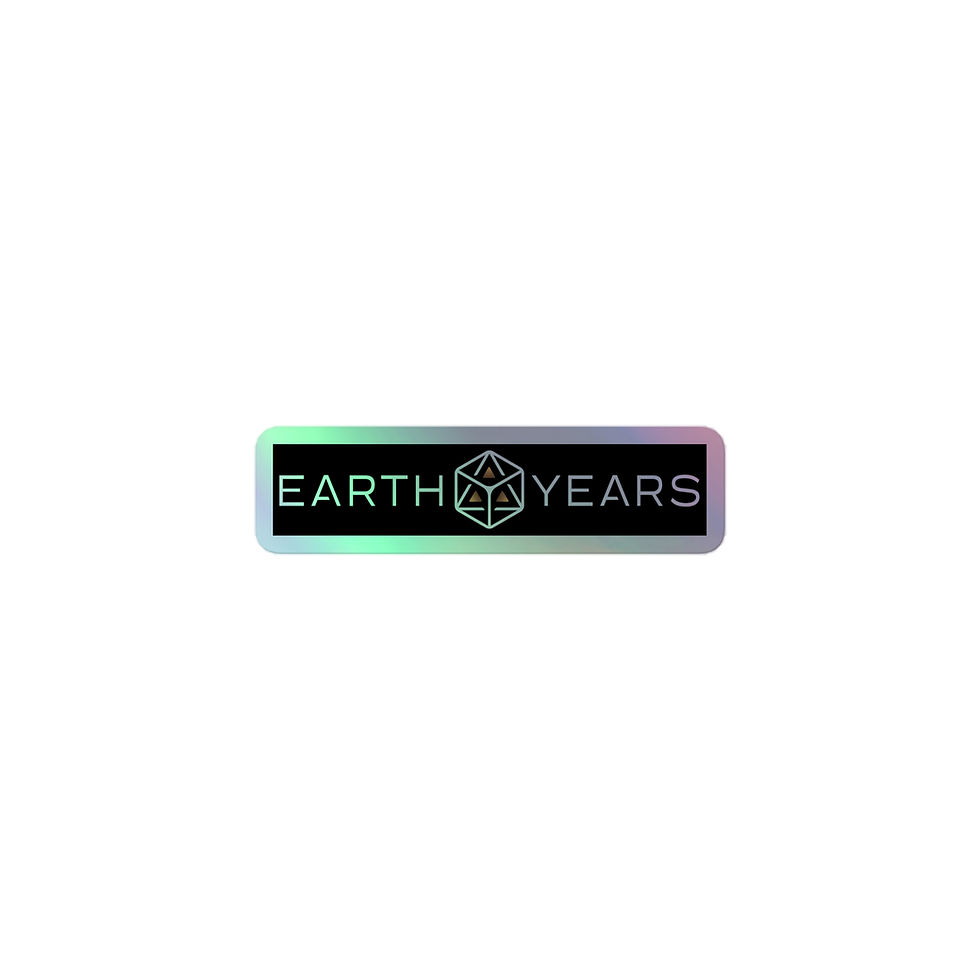 Earth Years Holographic Sticker | Earth Years
