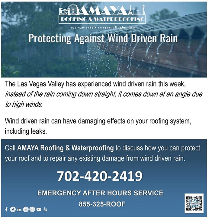 WIND DRIVEN RAIN