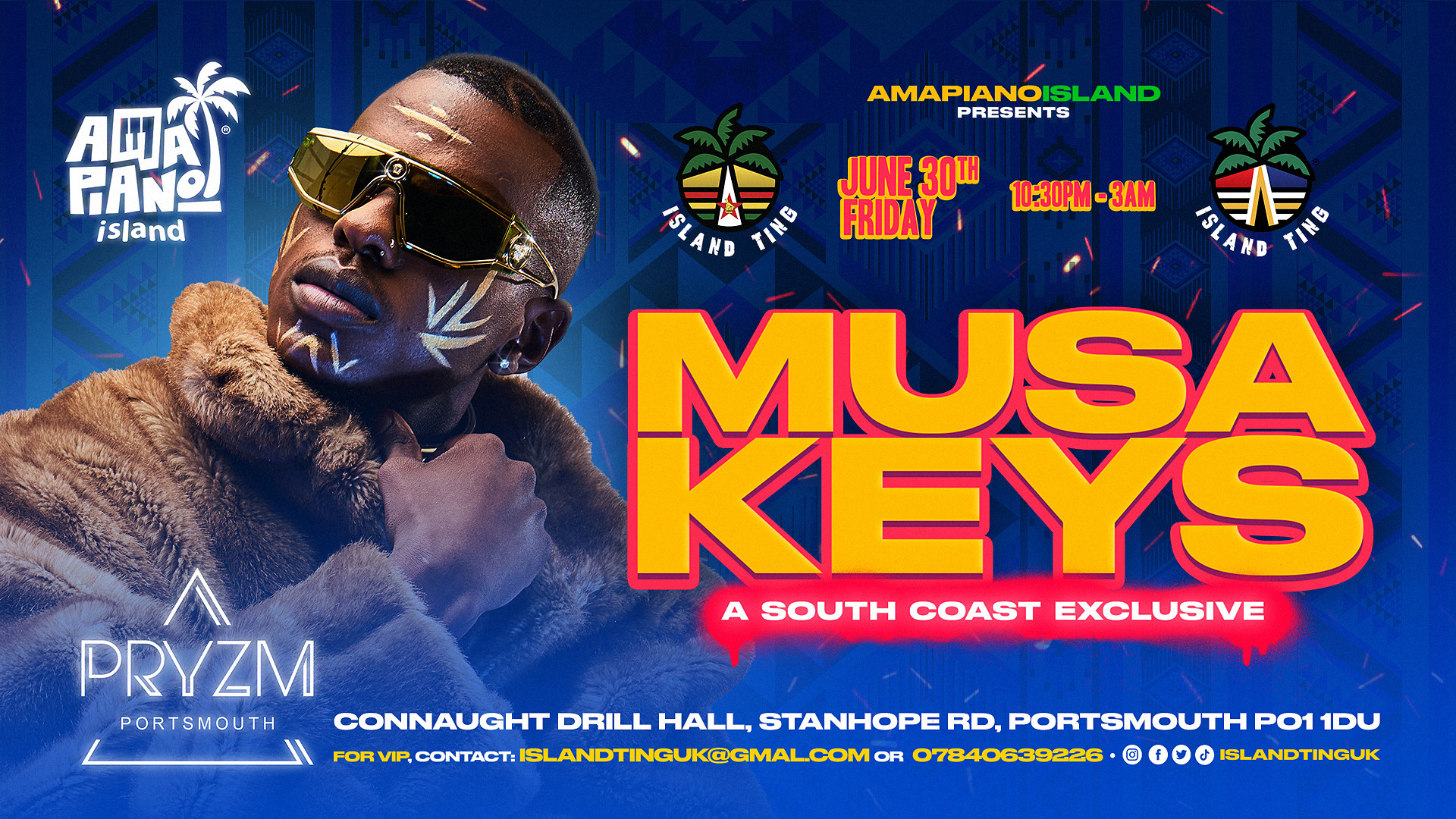 MUSA KEYS - PORTSMOUTH | Island Ting