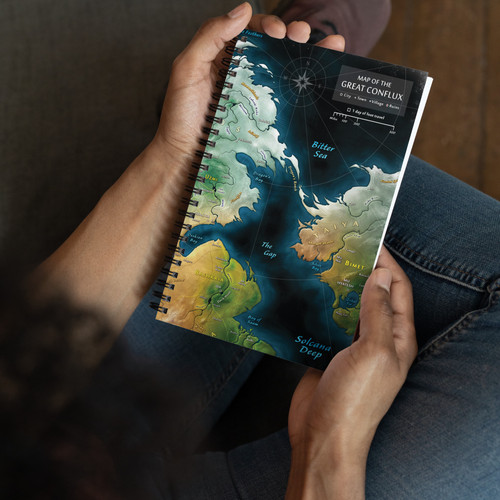 Conflux Map notebook | FIENDISH comic