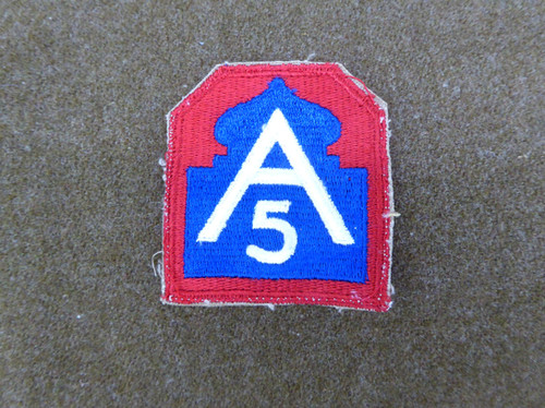 US 5th Army Patch, WWII | Foxhole Militaria