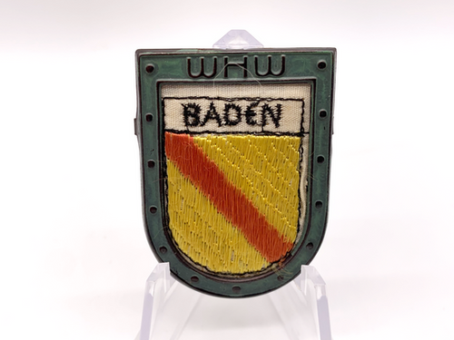 WHW Tinnie, Baden Crest, WWII | Foxhole Militaria