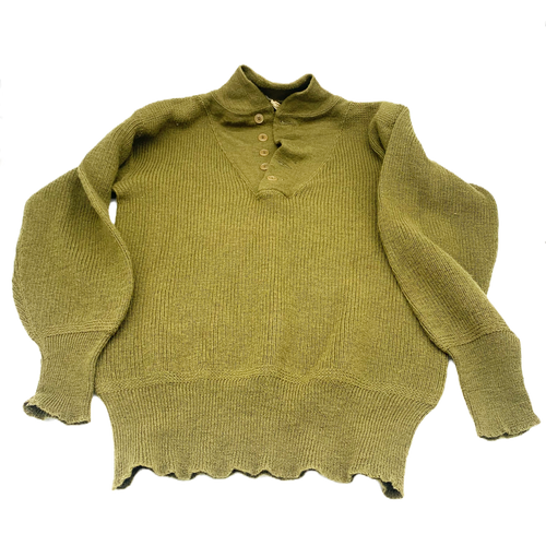 US Army 5-Button Knit Sweater, WWII | Foxhole Militaria
