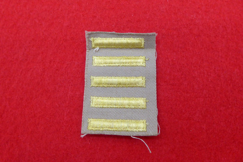 Original WWII US Army Khaki Overseas Stripes | Foxhole Militaria