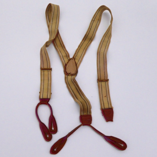 Original WWII German Uniform Suspenders | Foxhole Militaria