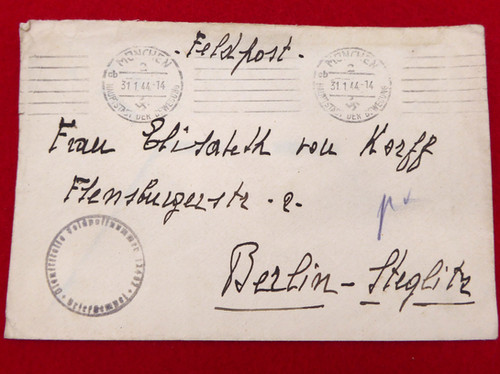 Original WWII German Feldpost Envelope, 651st Field Hospital | Foxhole ...