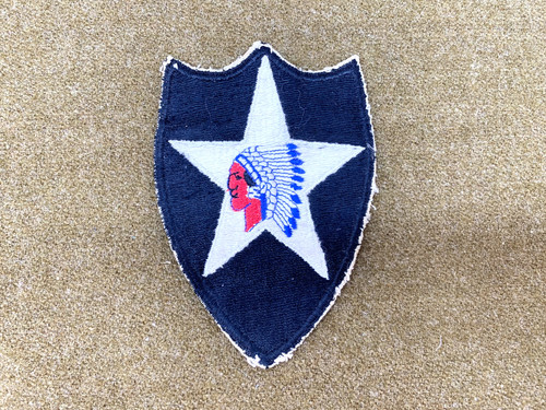 2nd Infantry Division Patch, WWII | Foxhole Militaria