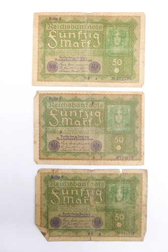 Lot of Original German Marks, Post-WWI Era | Foxhole Militaria