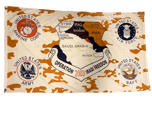 Operation Iraqi Freedom Veteran's Flag, OIF | Foxhole Militaria