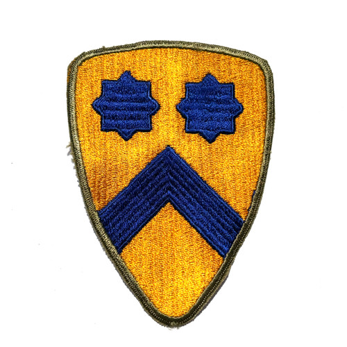 US Army 2nd Cavalry Division Patch, WWII | Foxhole Militaria