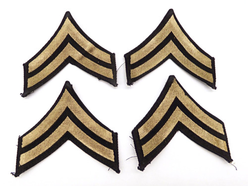Original WWII U.S. Army Corporal Rank, Two Sets | Foxhole Militaria
