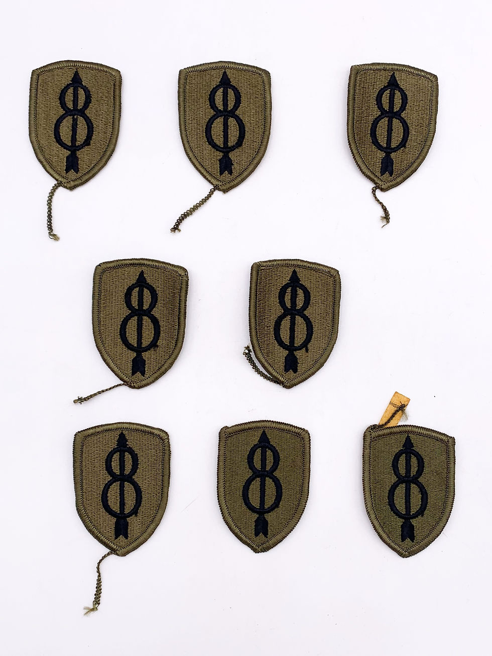 Lot of Eight US Army 8th Infantry Division Patches, Vietnam/ Cold War ...
