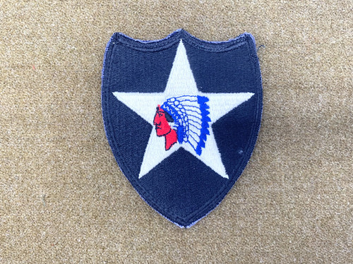 US Army 2nd Infantry Division Insignia, WWII | Foxhole Militaria