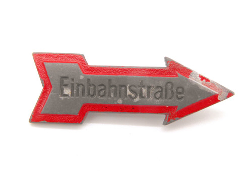 Original WWII German WHW Traffic Sign Tinnie | Foxhole Militaria
