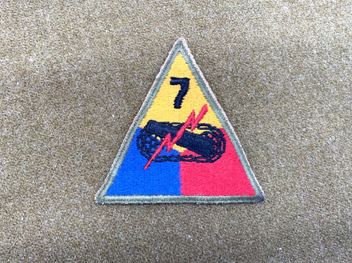 7th Armored Division Patch, WWII | Foxhole Militaria