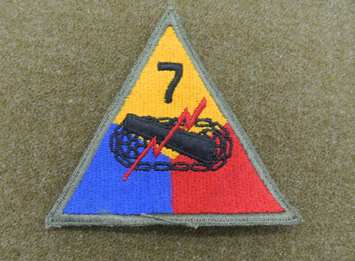 7th Armored Division Patch, WWII | Foxhole Militaria