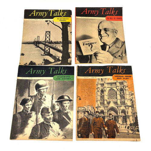 Set of "Army Talks" Magazines, WWII | Foxhole Militaria