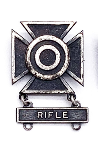 Sharpshooter Badge, Pin Back, Rifle bar, Vietnam | Foxhole Militaria
