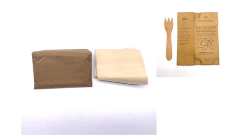 10-In-1 Ration Toilet Paper, Ice Cream Box, WWII | Foxhole Militaria