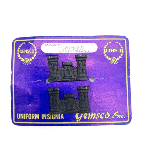 US Army Officer Engineer Branch Insignia, Vietnam, Cold War era ...